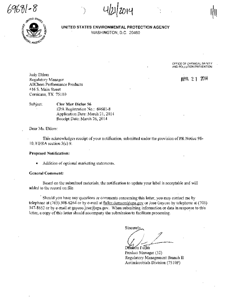 Fillable Online Allchem Performance Products Inc - Company Profile and ...