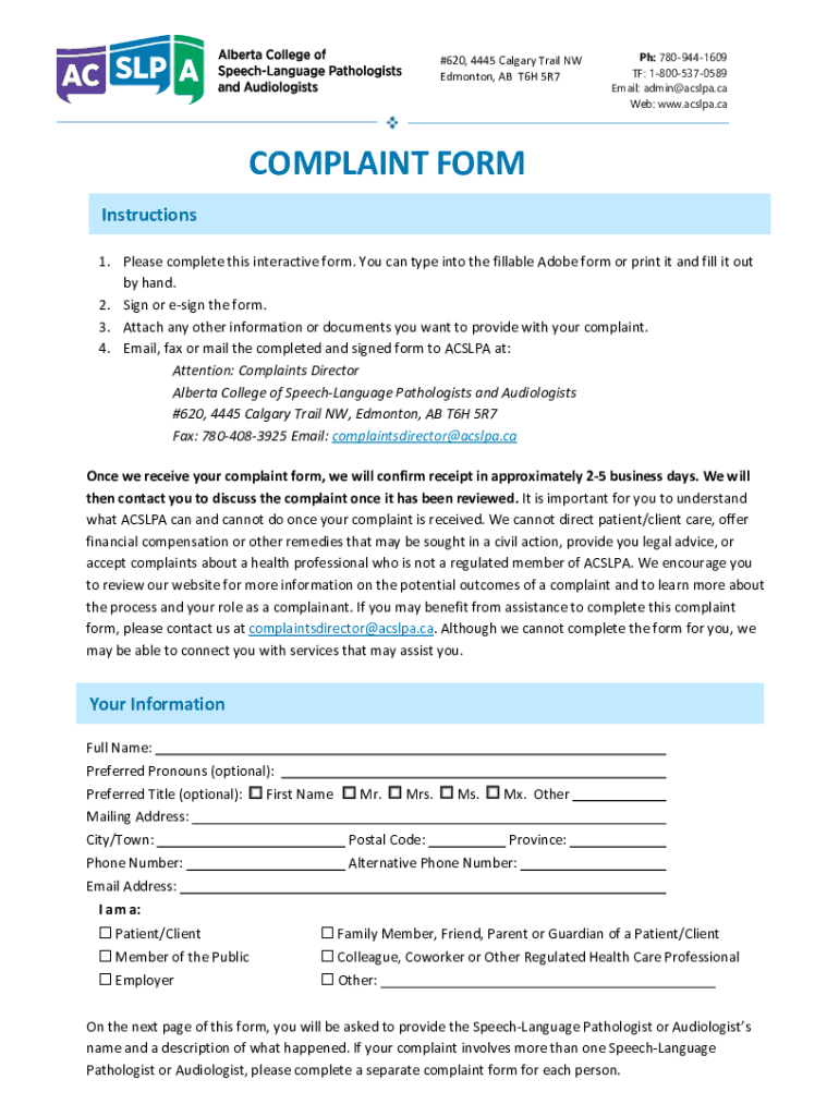 Fillable Online #620, 4445 Calgary Trail NW Fax Email Print - pdfFiller