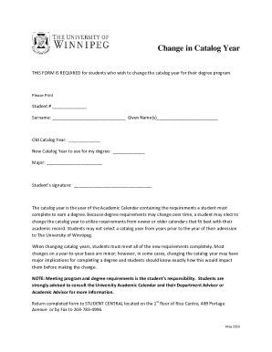 Fillable Online Catalog Change Request Form Fax Email Print - pdfFiller