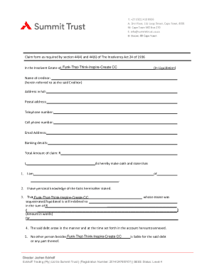 Fillable Online Claim-Form-Fillable-2.pdf - Summit Trust Fax Email Print - pdfFiller