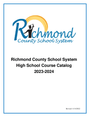 Fillable Online Richmond County School System Fax Email Print - pdfFiller