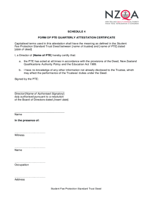 Fillable Online Form-of-PTE-Quarterly-Attestation-Certificate-Standard ...