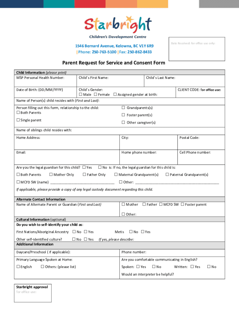 Fillable Online Information Form - City of Kelowna Fax Email Print - pdfFiller