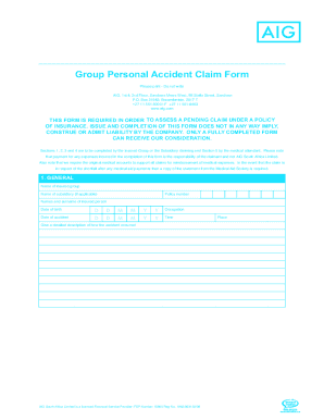 Fillable Online insuredoc co AIG-Personal-Accident-claim-form.pdf - AIS ...