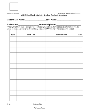 Fillable Online PICK-UP MONEY AND UNSOLD BOOKS Fax Email Print - pdfFiller