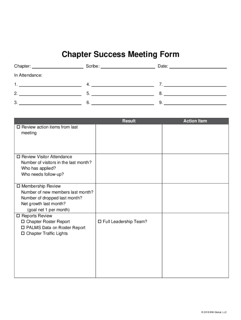 Fillable Online bni chapter president manual Fax Email Print - pdfFiller