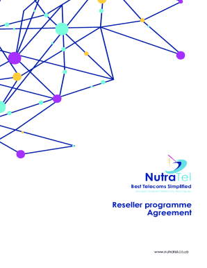 Fillable Online Reseller Agreement Form - Nutratel Fax Email Print ...