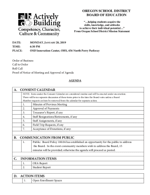 Fillable Online 20190610 Board Packet.pdf Fax Email Print - pdfFiller