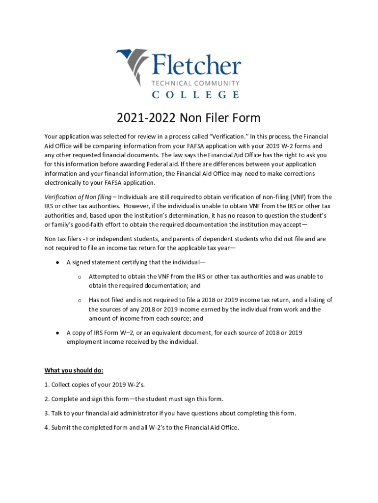 Fillable Online 2021-2022 Independent Standard Verification Worksheet Fax Email Print - pdfFiller