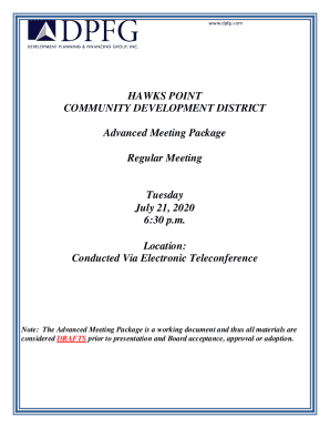 Fillable Online Hawks Point CDD: Welcome to Community Development ...