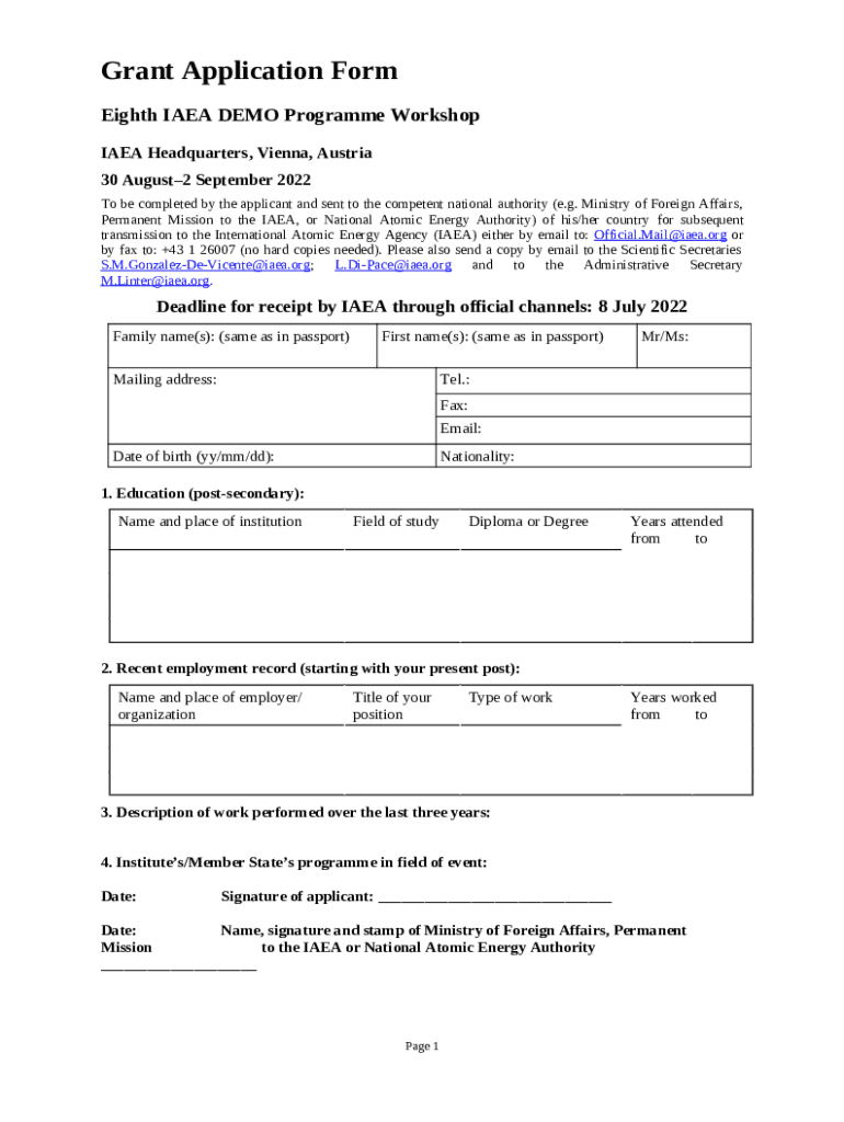 Participation - IAEA - International Atomic Energy Agency - conferences ...