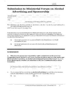 Fillable Online Submission letter template.docx Fax Email Print - pdfFiller