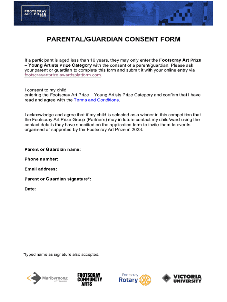Fillable Online Permission to Participate and Parental Consent Form Fax ...