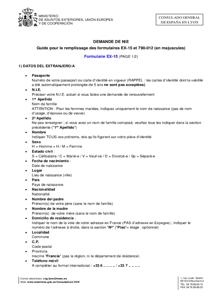 Fillable Online Guidance notes on filling in the 790-012 tax/fee form ...