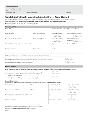 Fillable Online Form CR-H, Homestead Application - Scott County Fax ...
