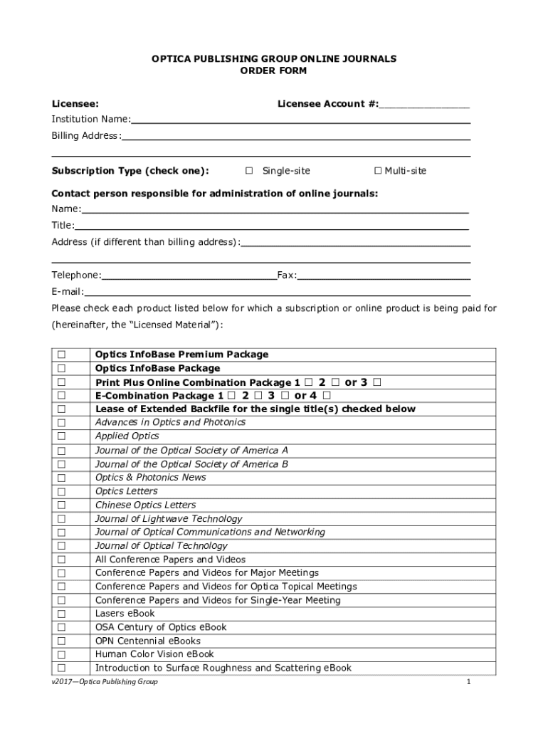 Fillable Online Style Guides & Templates - Optica Publishing Group Fax ...