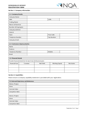 Fillable Online EOI Registration Form.docx Fax Email Print - pdfFiller