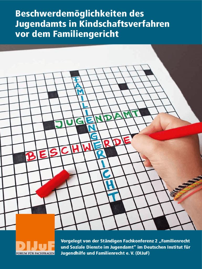 Fillable Online Beschwerdemglichkeiten des Jugendamts in ... - DIJuF Fax Email Print - pdfFiller