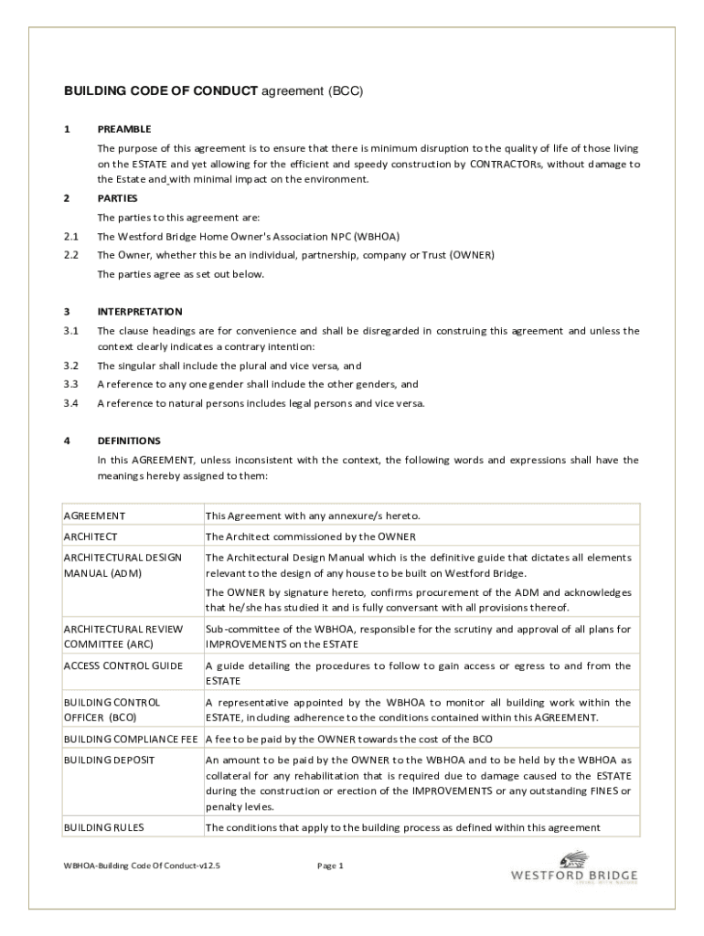 Fillable Online westfordbridge co GUIDE FOR USING NATIONAL BUILDING ...