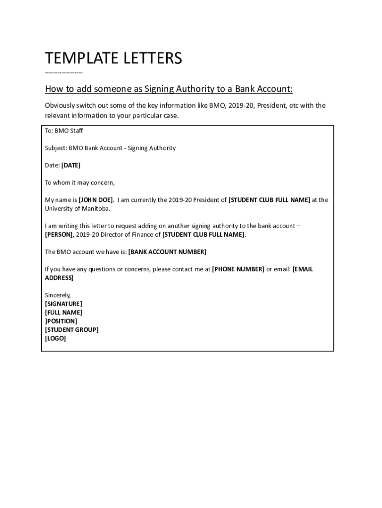Fillable Online TEMPLATES - BANK TRANSFER LETTER.docx Fax Email Print ...