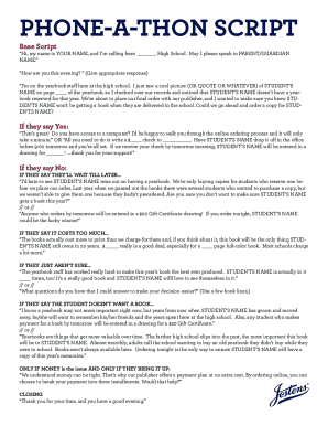 Fillable Online Parent Phone Call Sample Script - HubSpot Fax Email ...