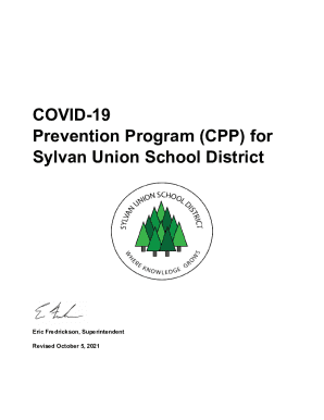Fillable Online COVID-19 Prevention Program (CPP) for Sylvan Union ...