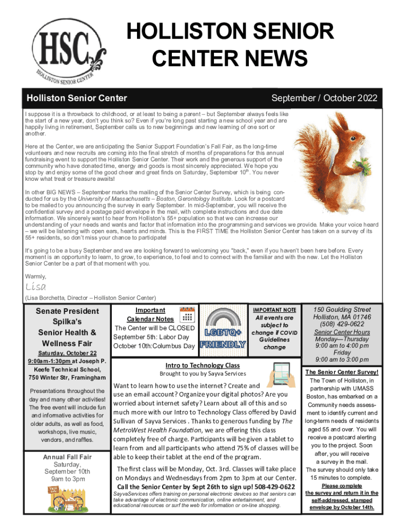 Fillable Online Holliston - Services by Town - Resources in Metrowest Fax Email Print - pdfFiller