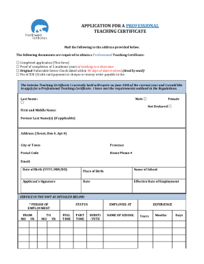 Fillable Online Alternative Teacher License / Alternative Interim Authorization Fax Email Print ...