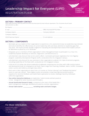 Fillable Online Leadership Statement: What It Is and How to Write One ...