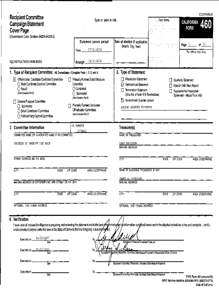 Fillable Online rrcc lacounty Type or print In Ink. (Month, Day, Year ...