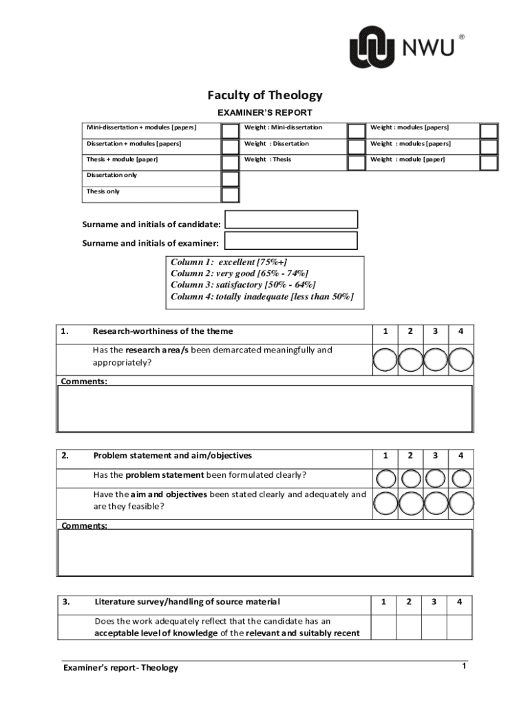 Fillable Online Department: Theology and Religion - Durham University Fax Email Print - pdfFiller