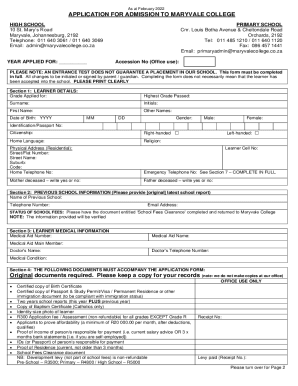 Fillable Online Application-Form-for-2023.pdf - Maryvale College Fax Email Print - pdfFiller