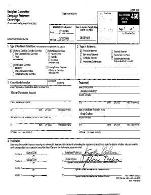 Fillable Online apps1 lavote Recipient Committee Campaign Statement ...