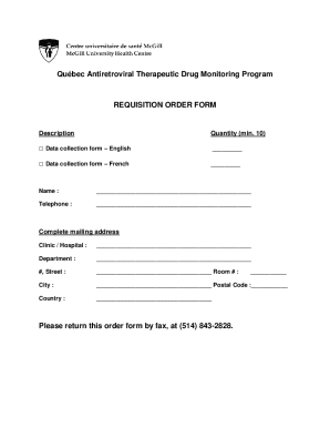 Fillable Online therapeutic drug monitoring rotation - resident ...