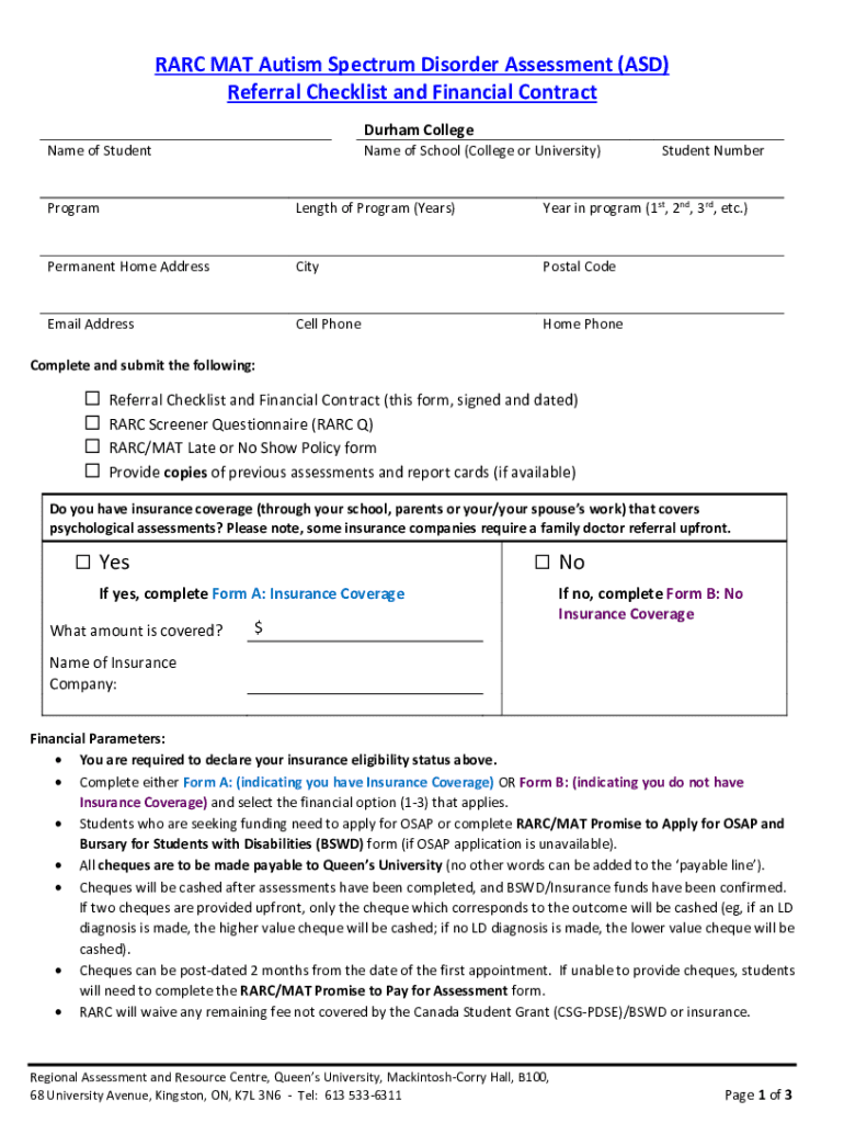 Fillable Online Autism and Behavioural Sciences (graduate certificate) Fax Email Print - pdfFiller