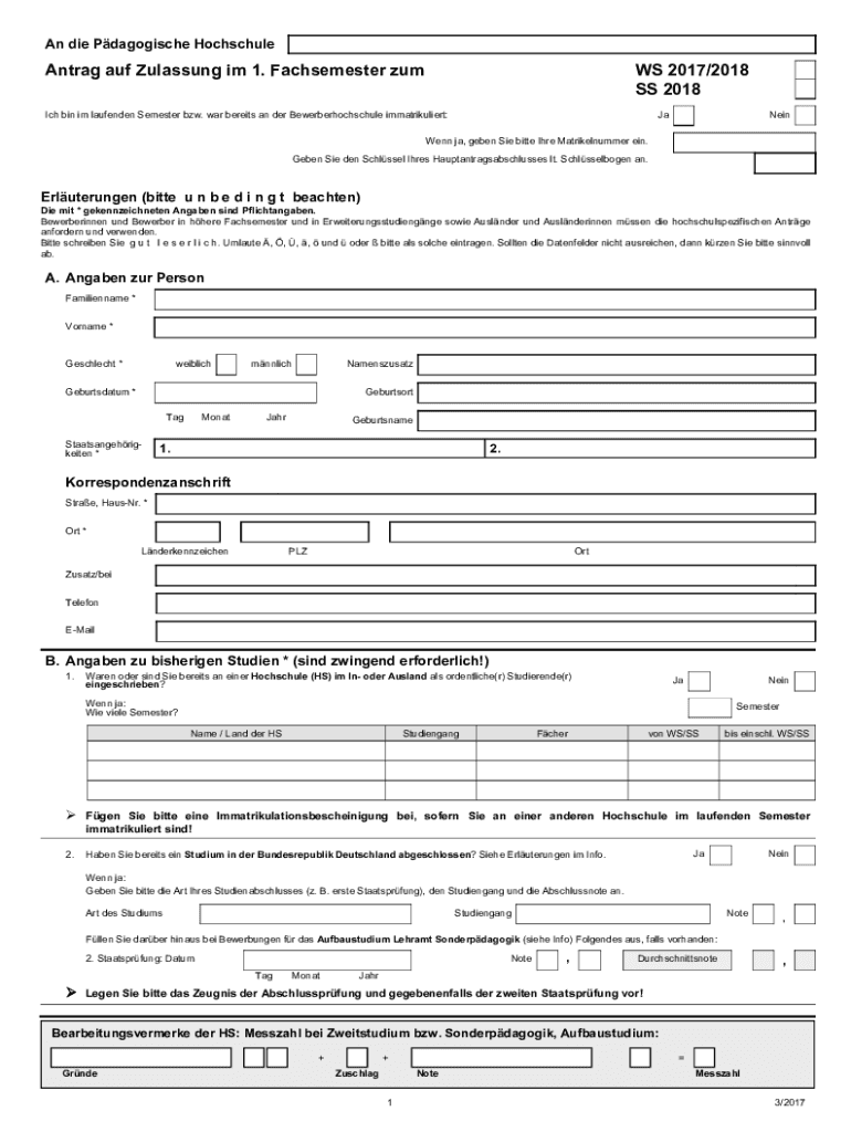 Fillable Online Zusatzantrag zum Onlineantrag auf Zulassung in ein hheres ... Fax Email Print ...