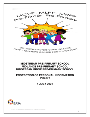 Fillable Online Midstream Ridge Pre-Primary School Pre-School Fax Email ...