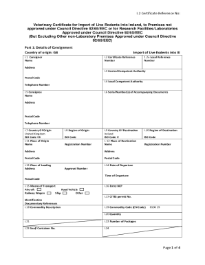 Fillable Online Border Inspection Post Manual - APHA Vet Gateway Fax ...