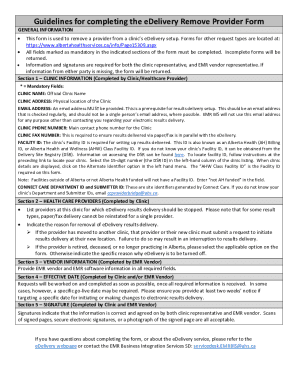 Fillable Online Guidelines for Completing the eDelivery Service Request ...