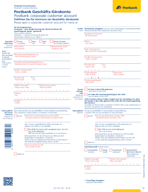 Fillable Online Postbank Online-Banking fr Geschftskunden Fax Email Print - pdfFiller