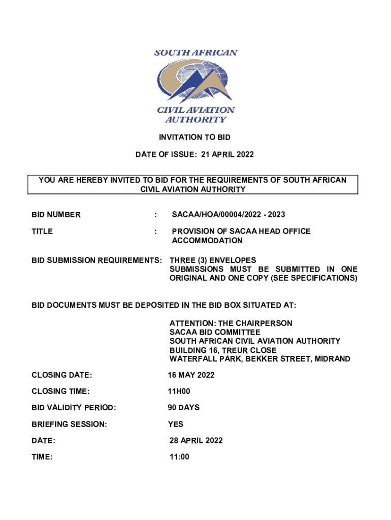 Fillable Online Bid Document - eTenders Fax Email Print - pdfFiller