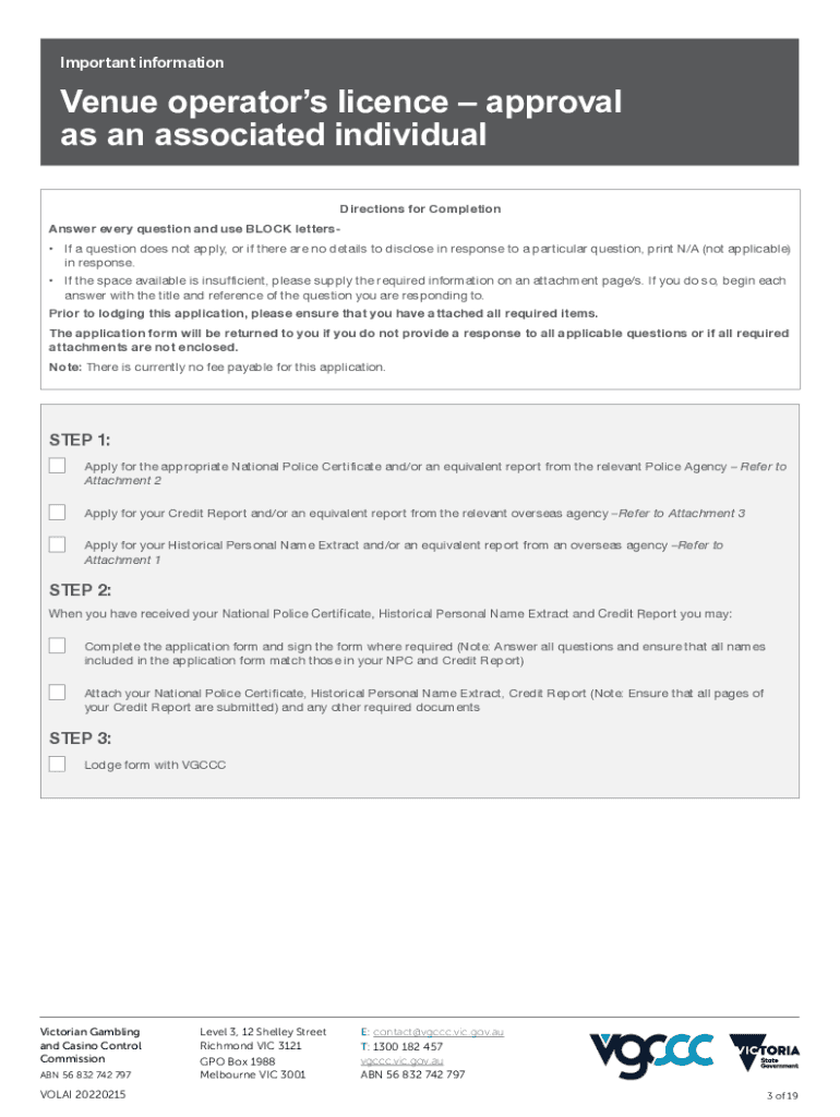 Fillable Online Junket Operator Licence Application Form Guidance Notes ...