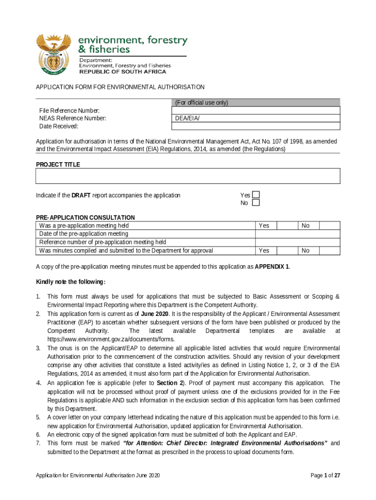 application for environmental authorisation - SAHRIS Doc Template ...