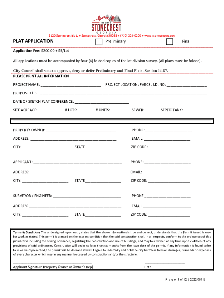 Fillable Online Zoning Certification Letter Request - City of Stonecrest Fax Email Print - pdfFiller