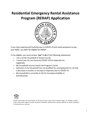 Fillable Online Emergency Rental Assistance Program Information - NJAA ...