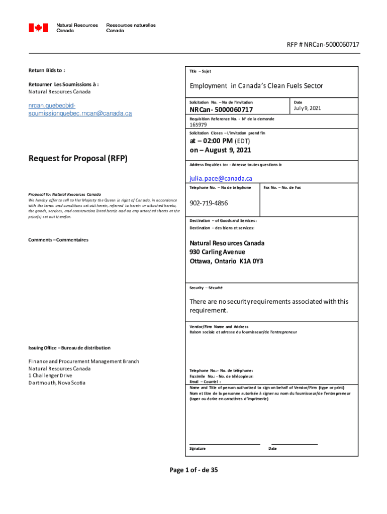 Fillable Online Procurement: How to Build a Request for Proposal (RFP ...