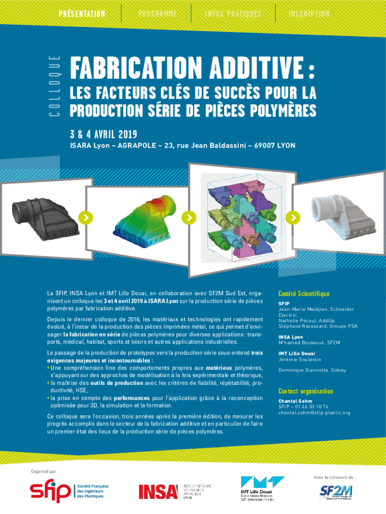 Fillable Online Technologies de fabrication additives : un aperu - 3D ...