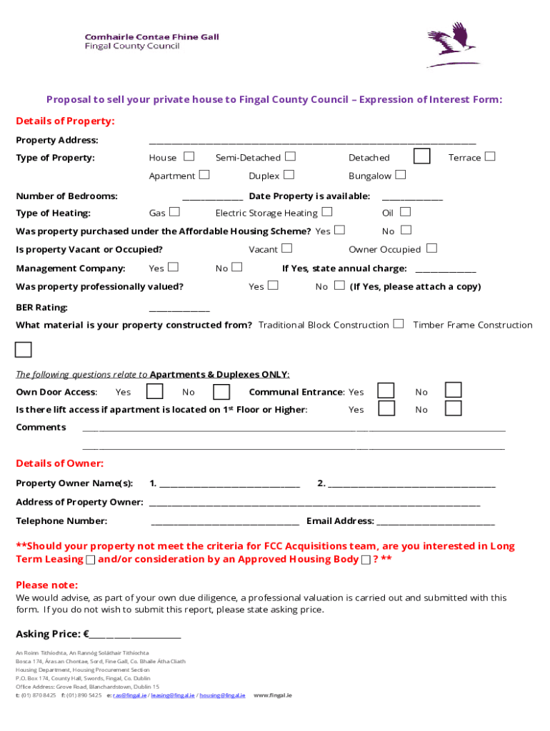 Fillable Online Application Form for Social Housing Support colour Fax ...