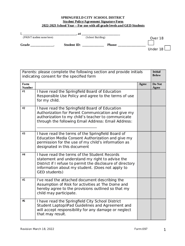 Student Registration / Student Entrance Sheet Doc Template | pdfFiller