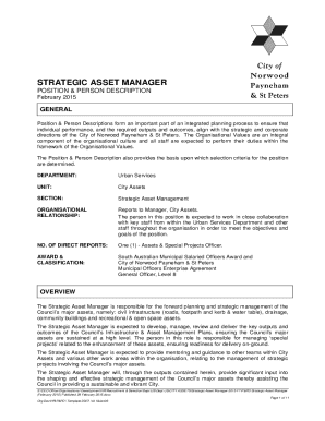 Fillable Online Asset Manager Job Description TemplateMonster.com Fax ...